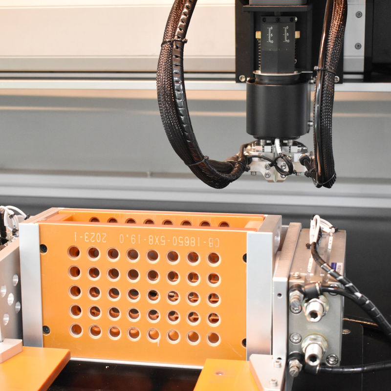 Single Sided Automatic Lithium Battery Spot Welder Rotary Head Type