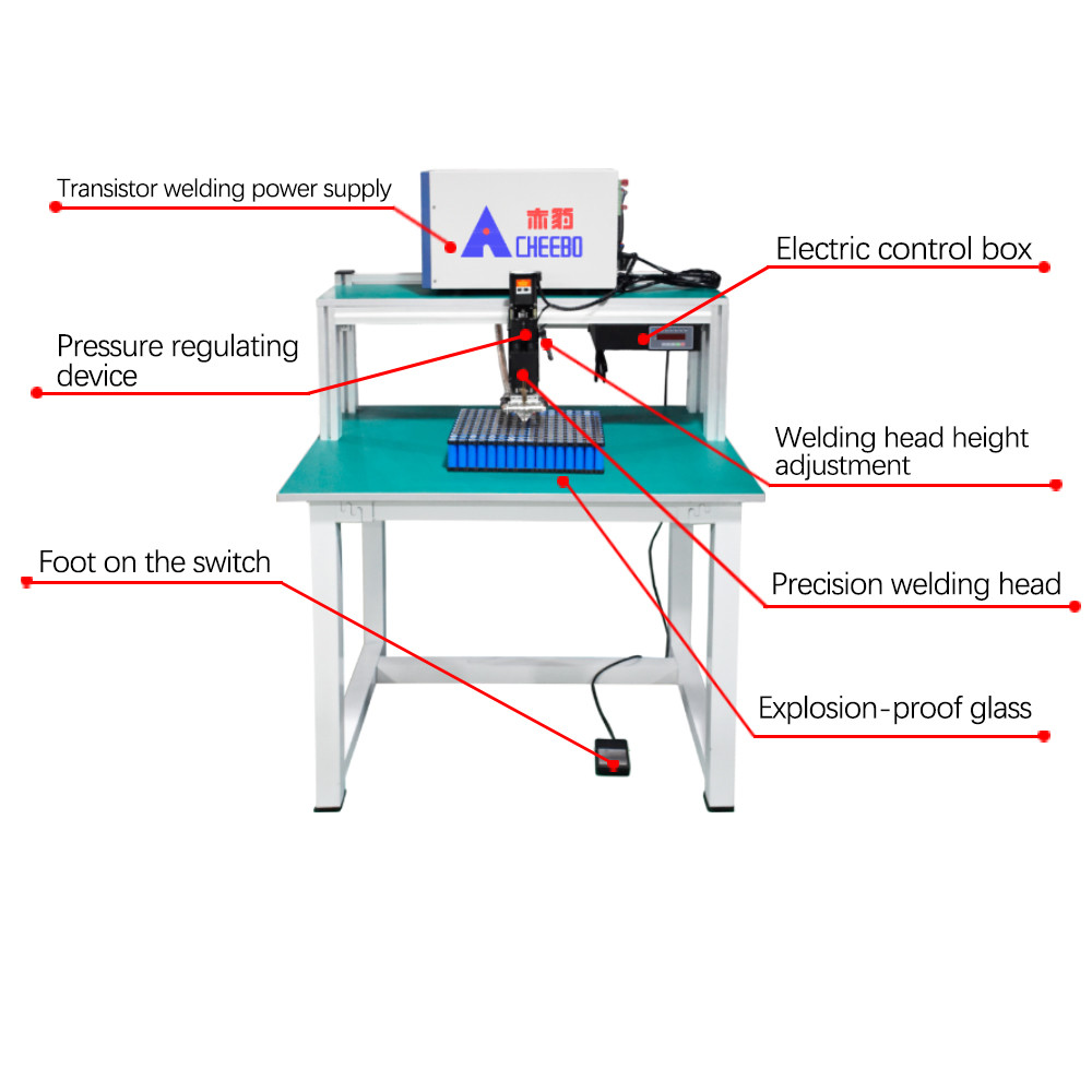 Continuous Li Ion Spot Welder , EV Battery Assembly Line 10000A Output
