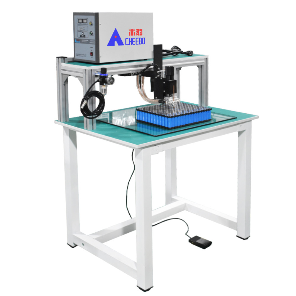 Semi Automatic Battery Tab Spot Welding Machine Resistance Type Spot Welder