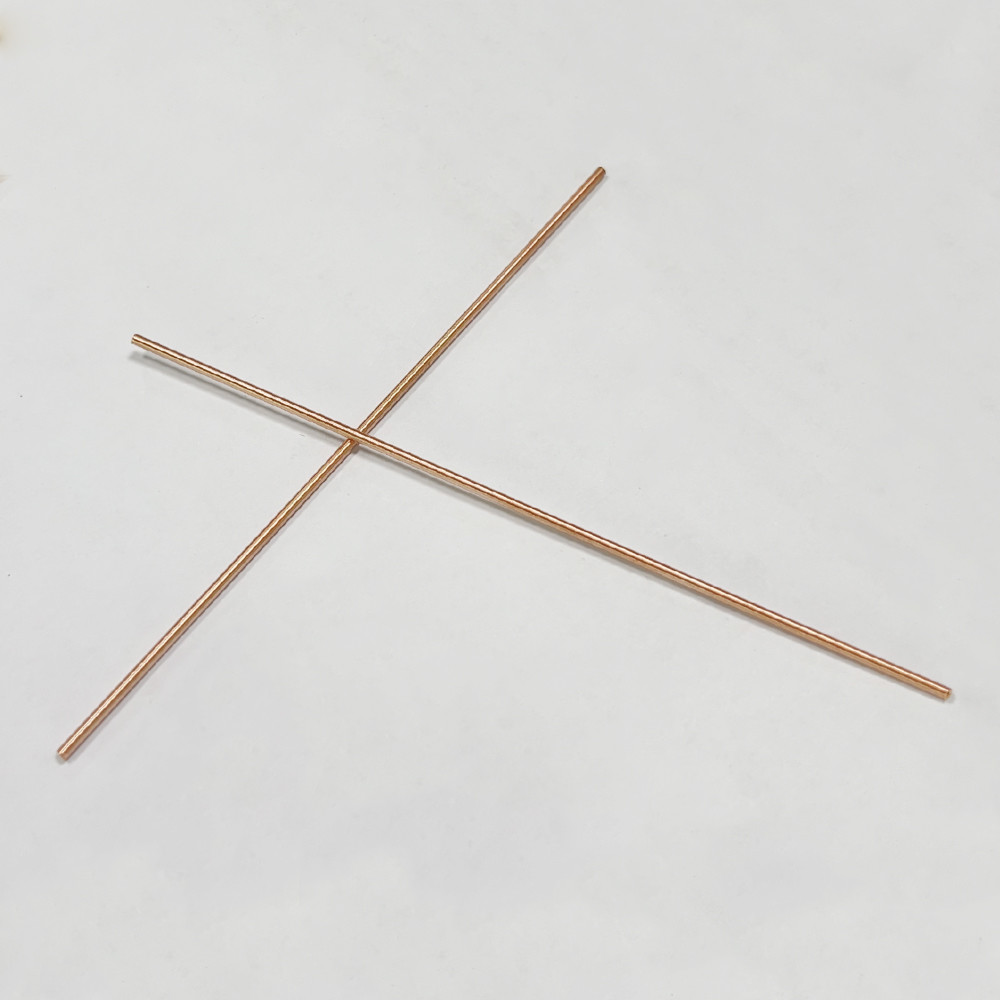 Straight Through Welding Needle Aluminum Copper Brazing Rod 100mm Length