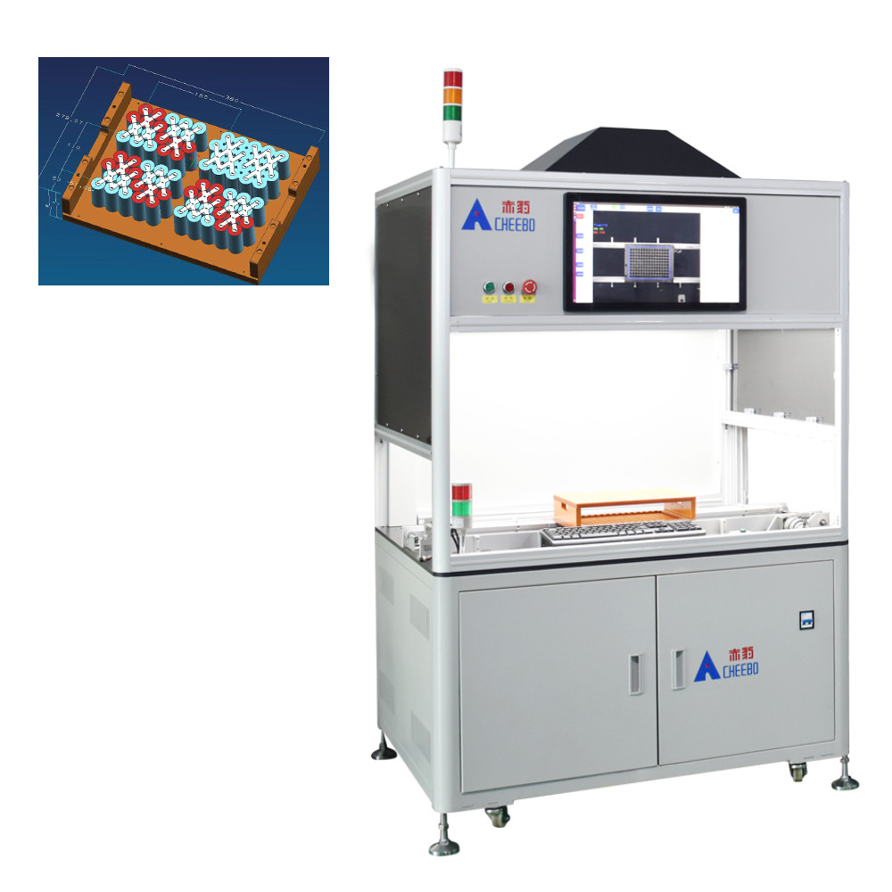 Cylindrical Battery Pack Testing Machine Positive And Negative ...